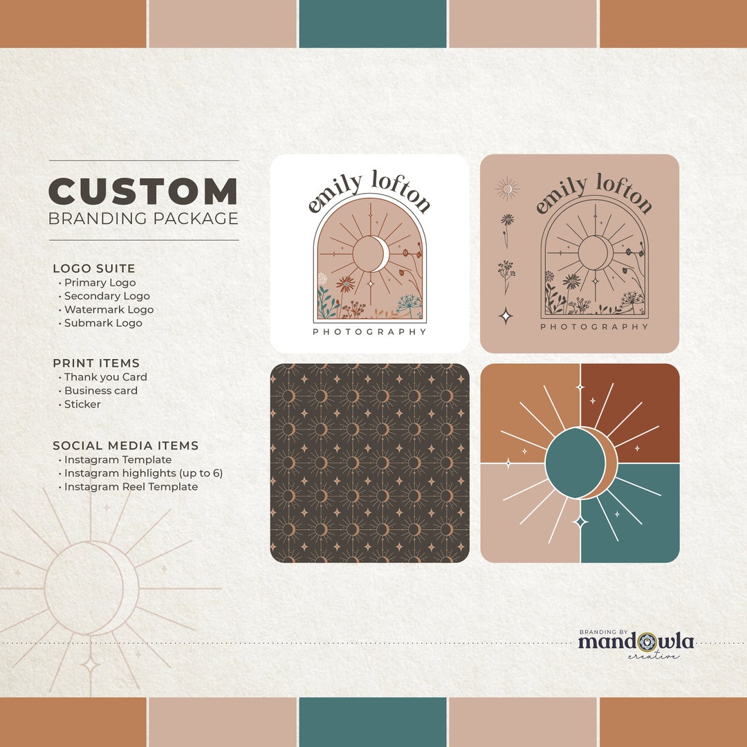 Logo Design and Branding Kit Print and Social Media Logo Design Suite ...