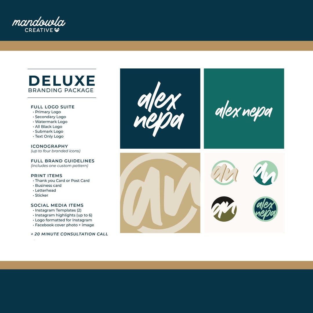 Deluxe Branding Suite All Inclusive Branding Kit for Business Social ...