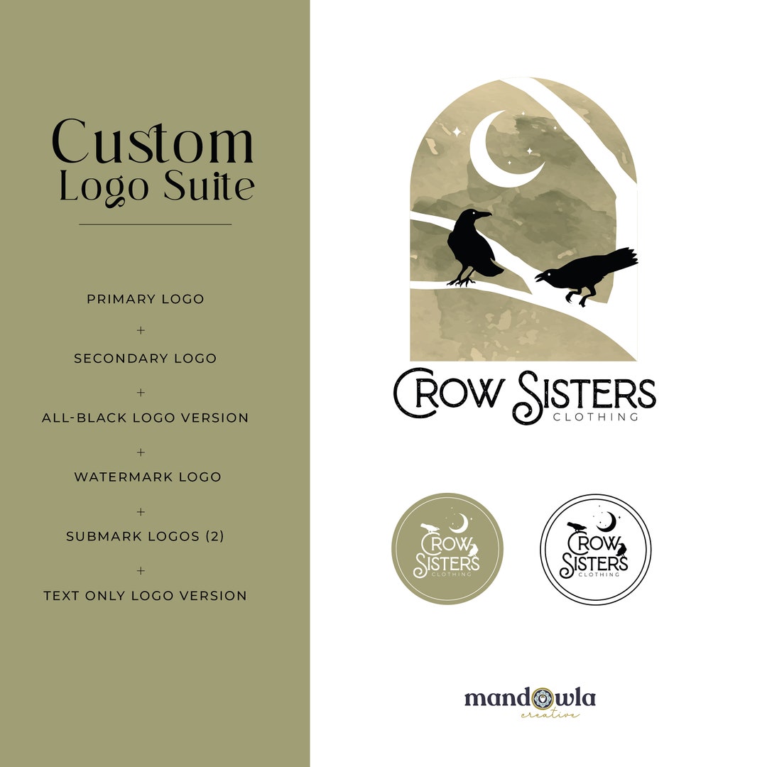 Logo Design Suite Custom Branding Kit Brand Identity - Etsy
