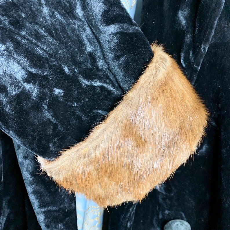 1920s Velvet and Fur Opera Coat - Etsy