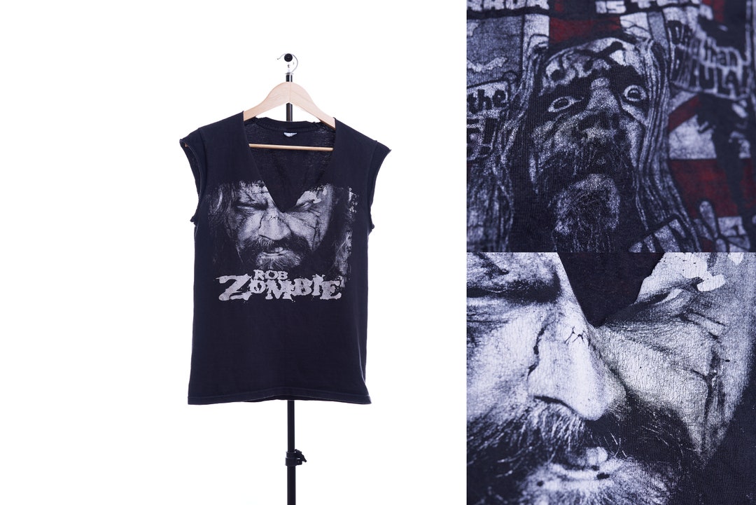 Vintage Y2k Rob Zombie Band T Shirt Sleeveless Size Unknown - Etsy