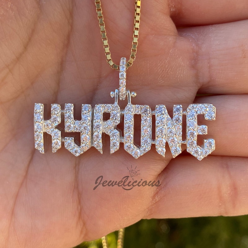 Custom Gold Pendant - Etsy