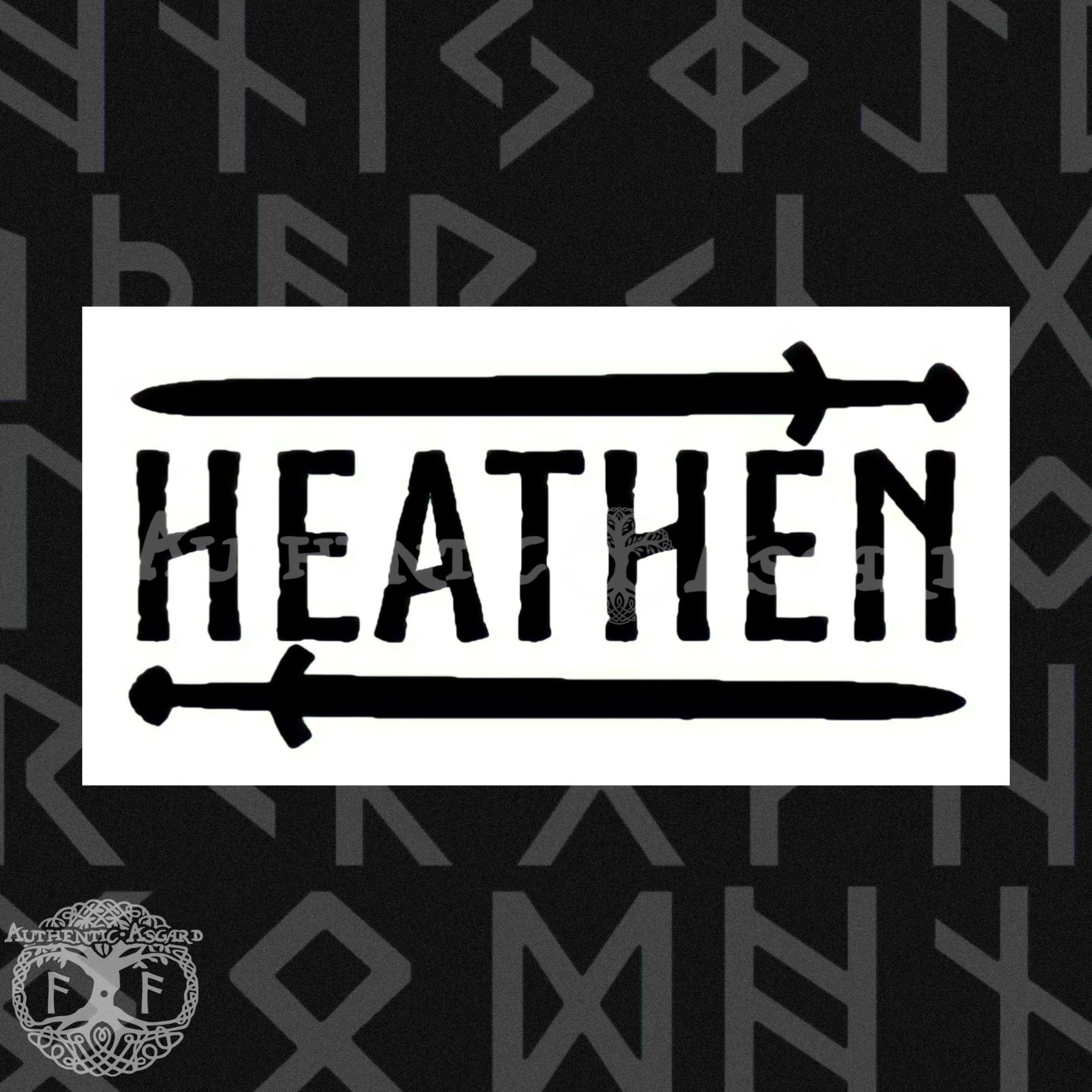 Heathen Norse Viking Custom Vinyl Sticker Decal | Etsy