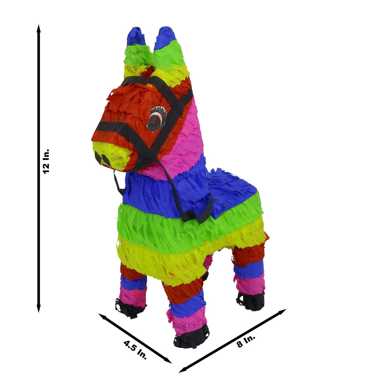 Mini Donkey Pinata 3-pack Handmade in Mexico | Etsy