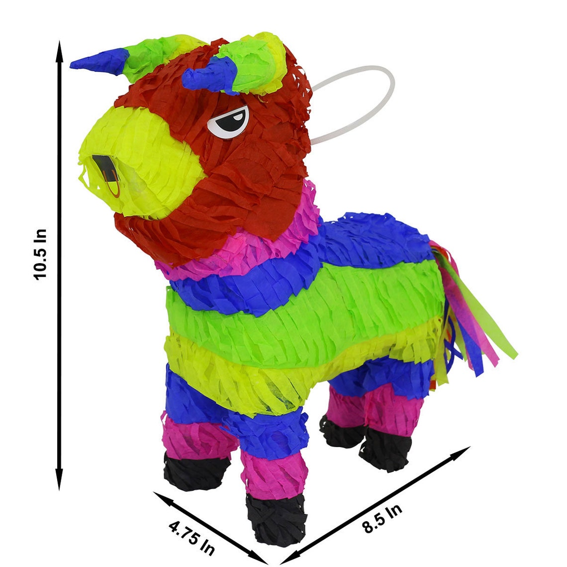 Mini Fiesta Bull Pinata 3-pack Handmade in Mexico - Etsy
