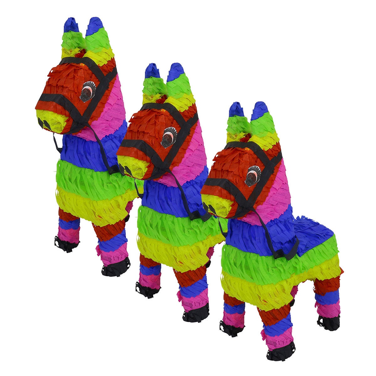 Mini Donkey Pinata 3-pack Handmade in Mexico | Etsy