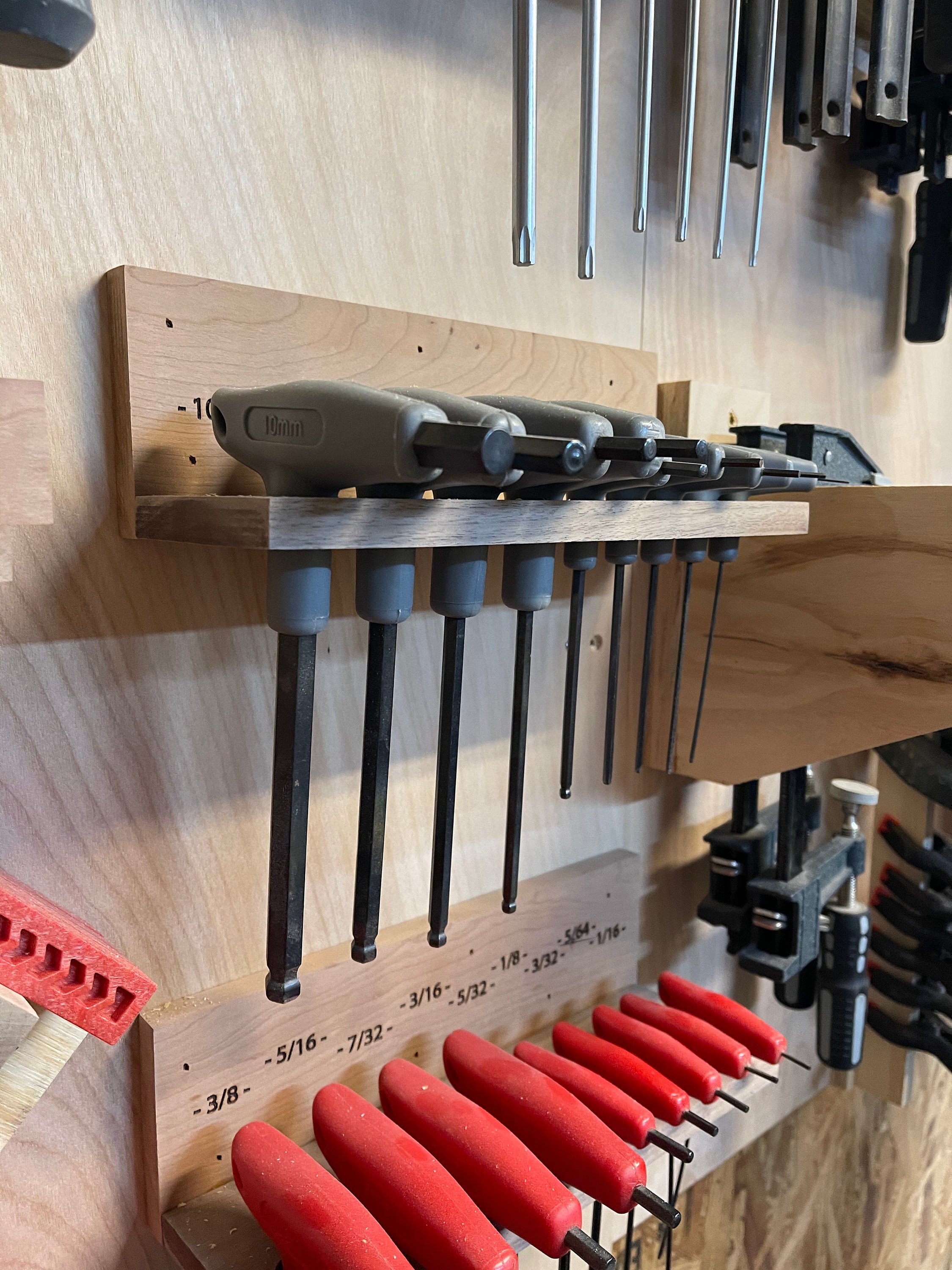 Universal CNC SVG Digital File for T-handle Allen Wrench Organizer ...