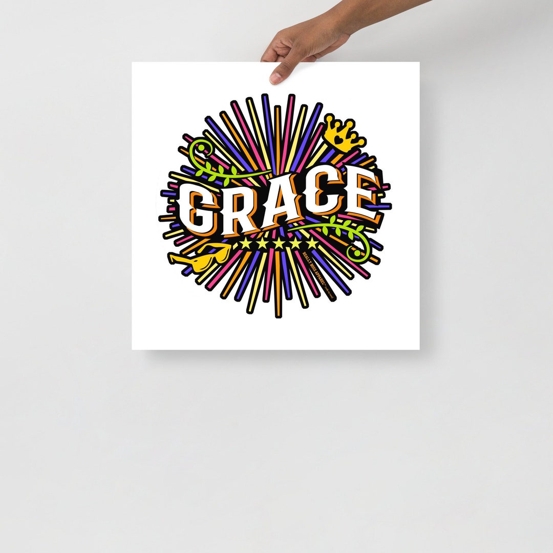Grace Empowerment Poster for Your Bestie! Positive Affirmation Gift for ...