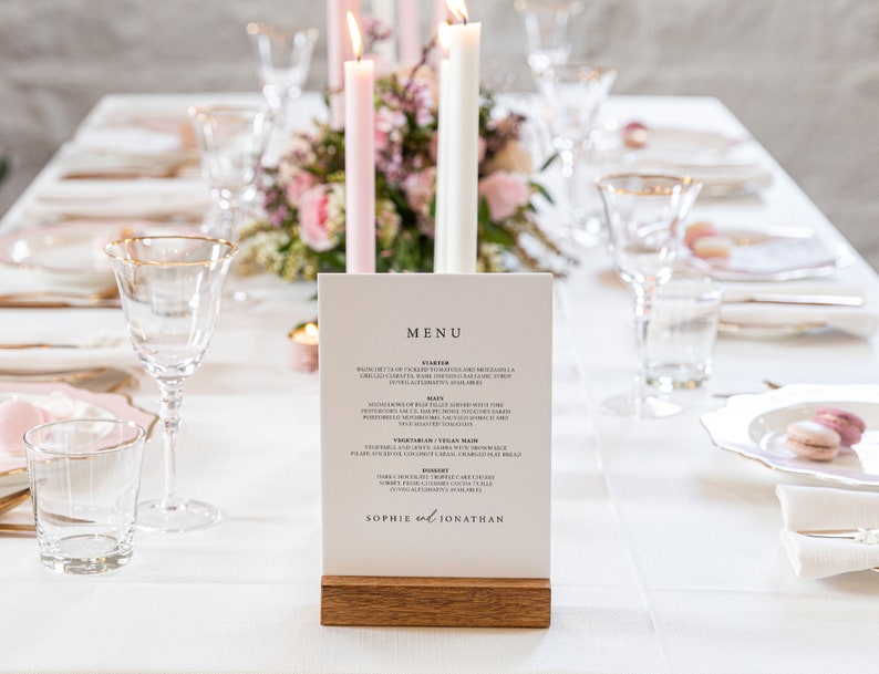 Wedding Photo Table Numbers & Menu Event Photo Table Numbers - Etsy UK