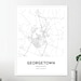Georgetown Map Print, Georgetown Map Poster Wall Art, Ky City Map ...