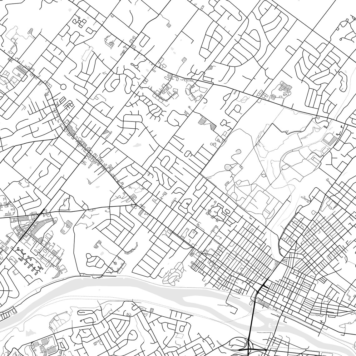 Norristown Map Print Norristown Map Poster Wall Art Pa City - Etsy