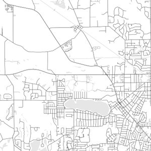 Crystal Lake Map Print, Crystal Lake Map Poster Wall Art, Il City Map ...