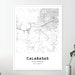 Calabasas Map Print Calabasas Map Poster Wall Art Ca City | Etsy