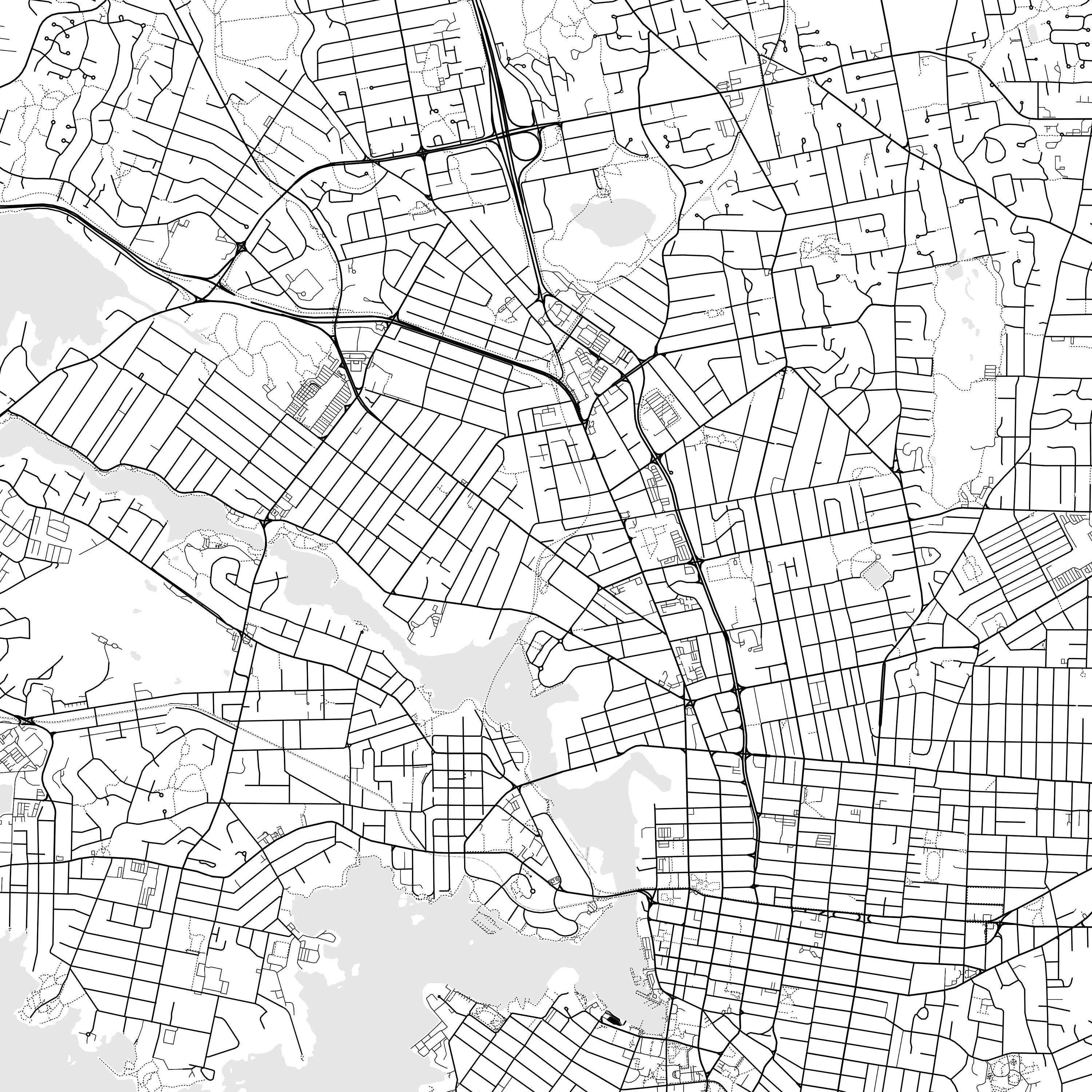 Victoria Map Print, Victoria Map Poster Wall Art, Victoria City Map ...