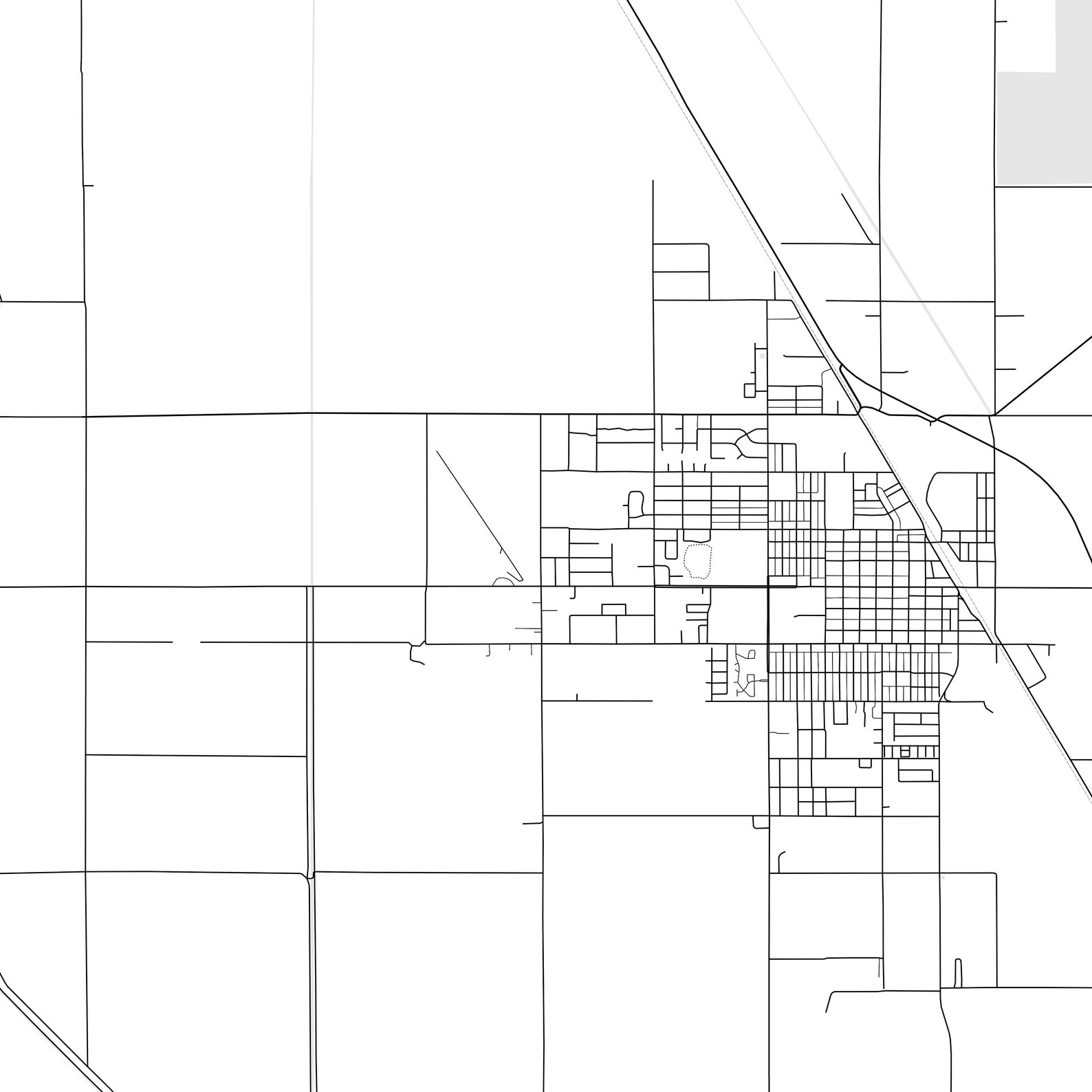 Corcoran Map Print Corcoran Map Poster Wall Art Ca City Map - Etsy