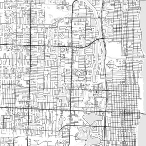 Lake Worth Map Print, Lake Worth Map Poster Wall Art, Fl City Map ...