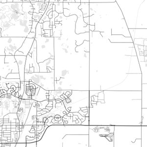 Rosemount Map Print, Rosemount Map Poster Wall Art, Mn City Map ...