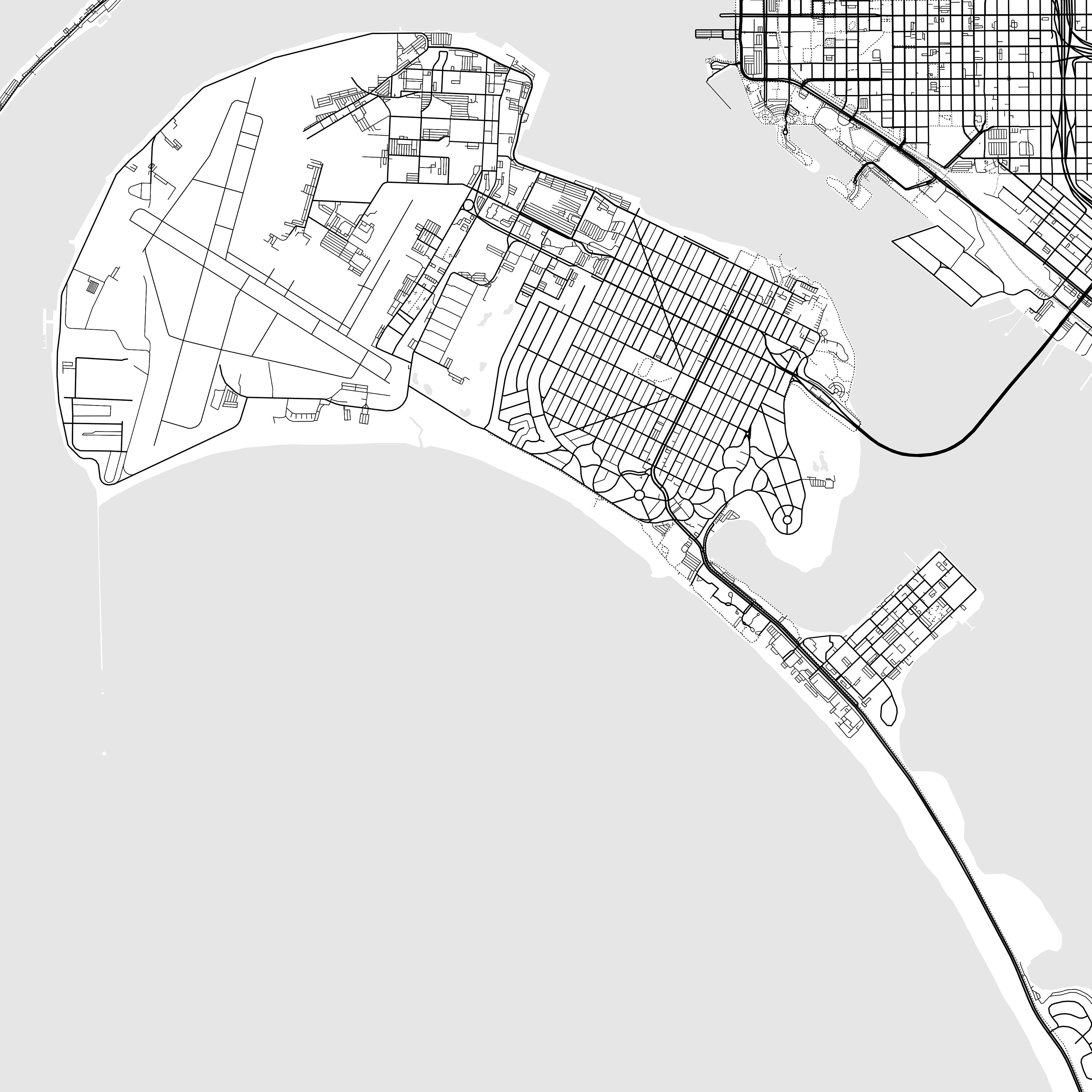 Coronado Map Print Coronado Map Poster Wall Art Ca City Map - Etsy