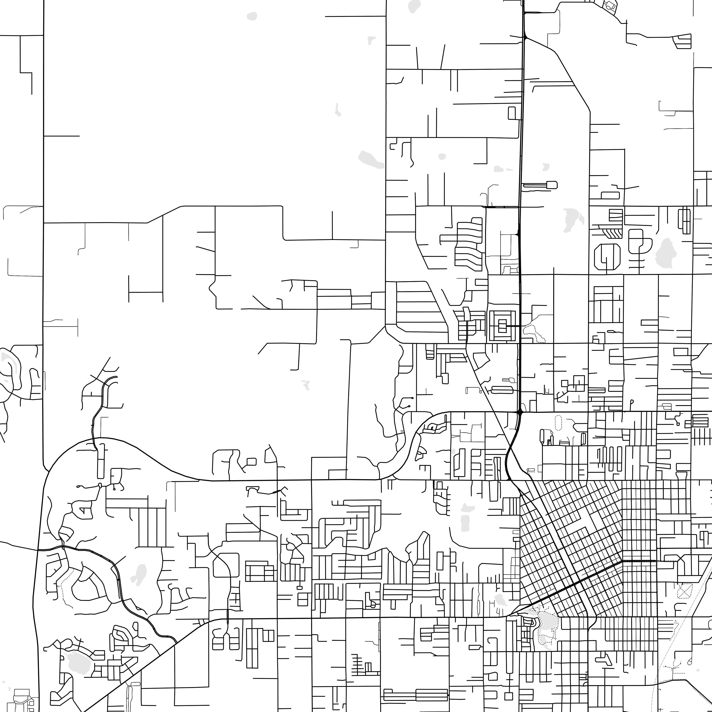 Zephyrhills Map Print, Zephyrhills Map Poster Wall Art, Fl City Map ...