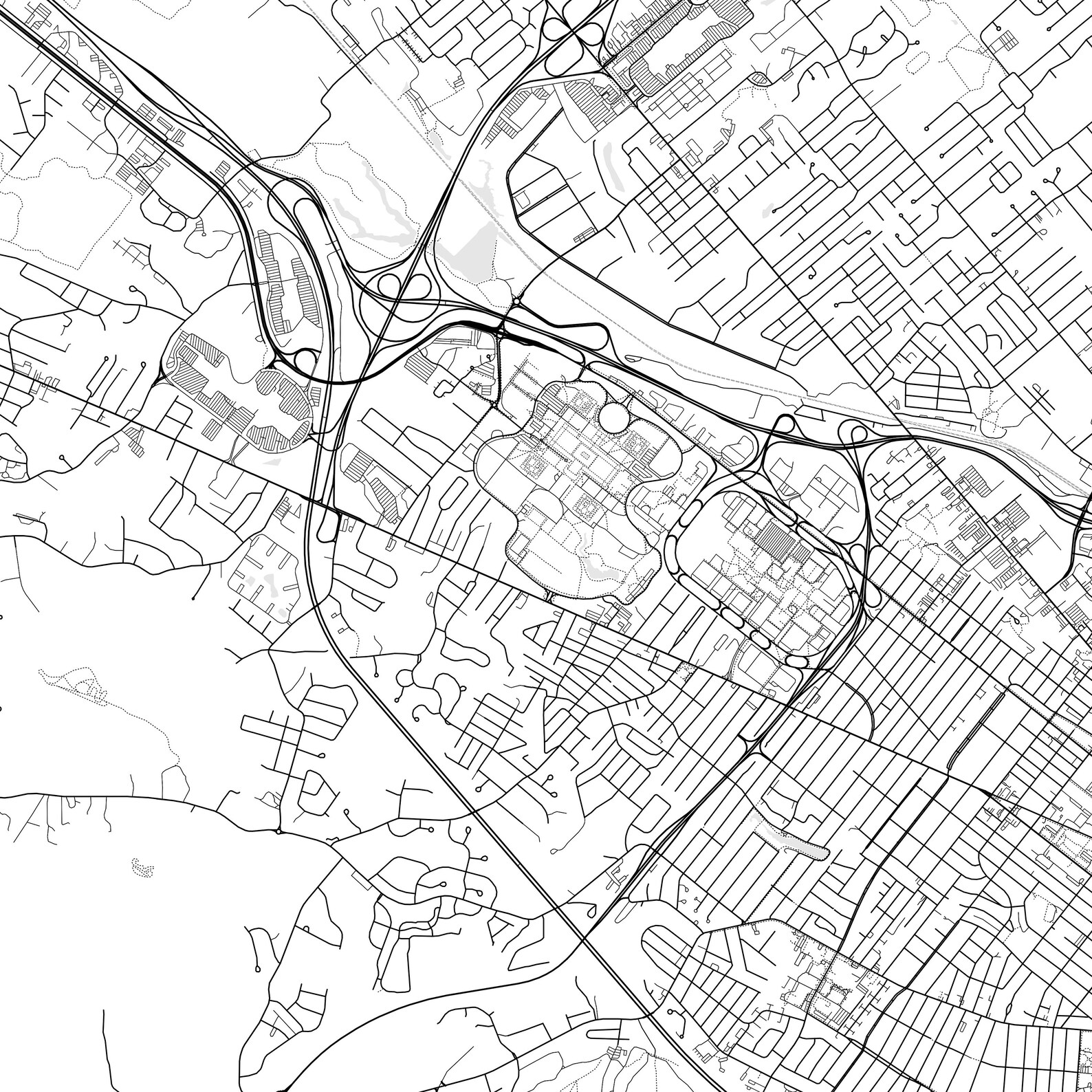 Albany Map Print Albany Map Poster Wall Art Ny City Map New - Etsy