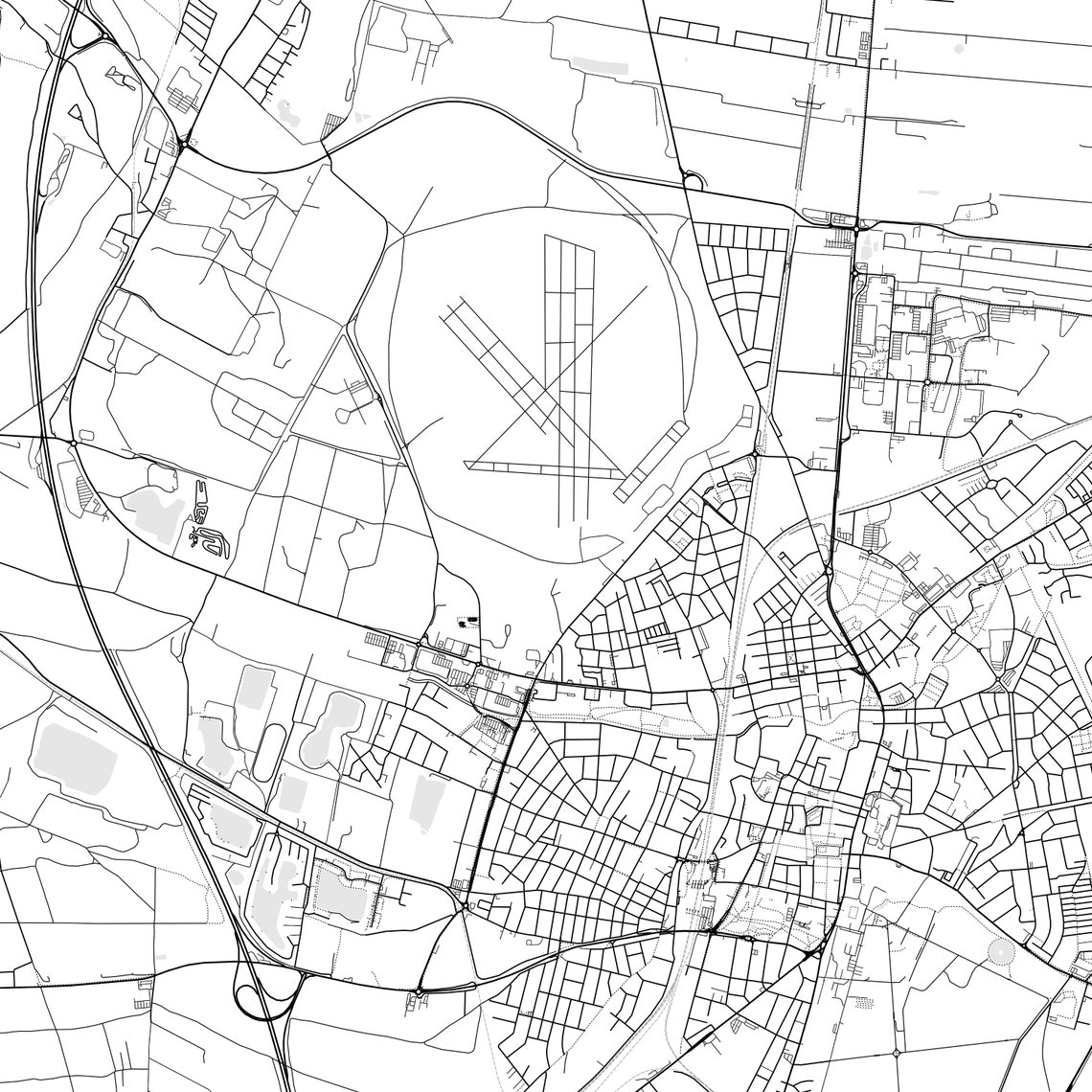 Wiener Neustadt Map Print, Wiener Neustadt Map Poster Wall Art, Wiener ...