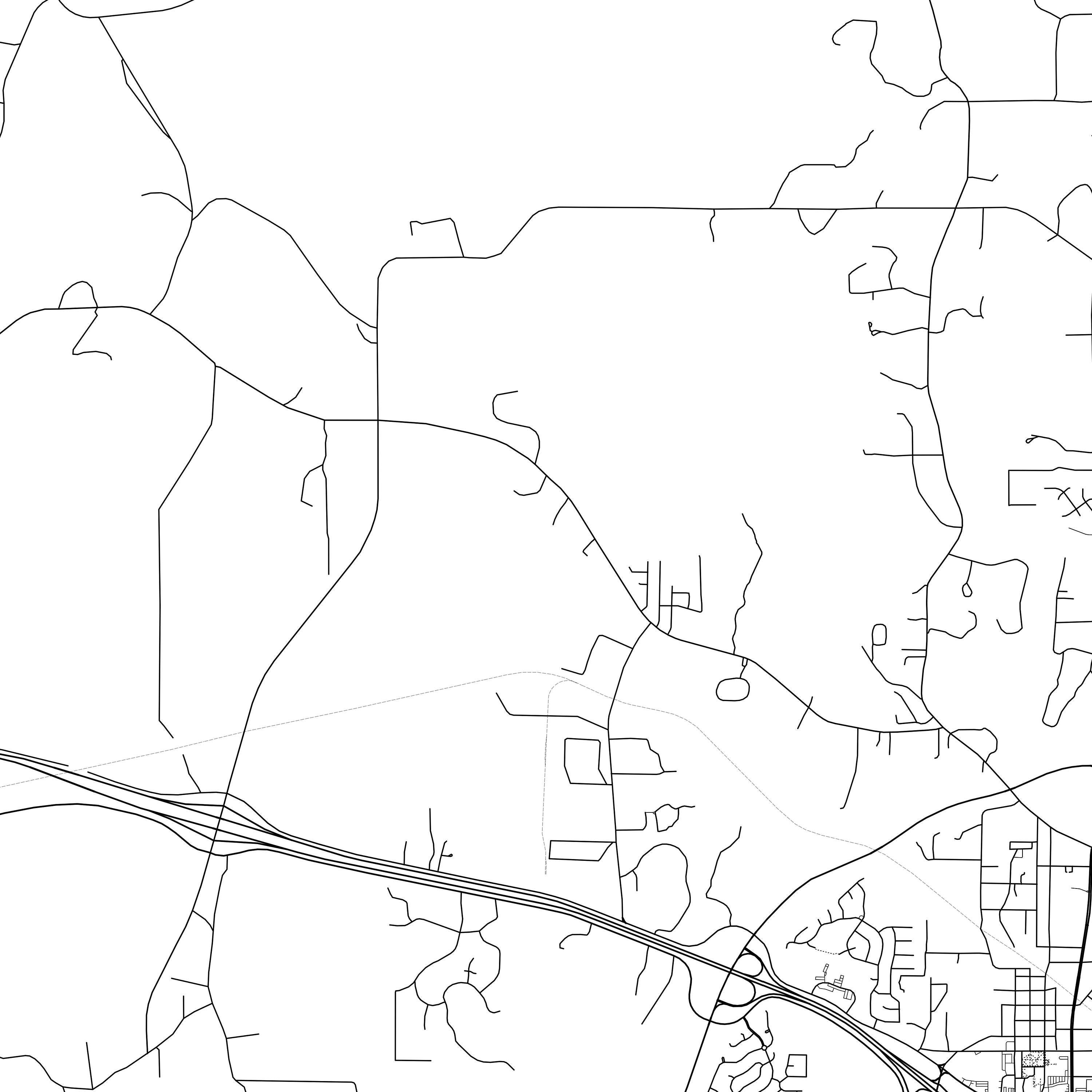 Clinton Map Print Clinton Map Poster Wall Art Ms City Map - Etsy