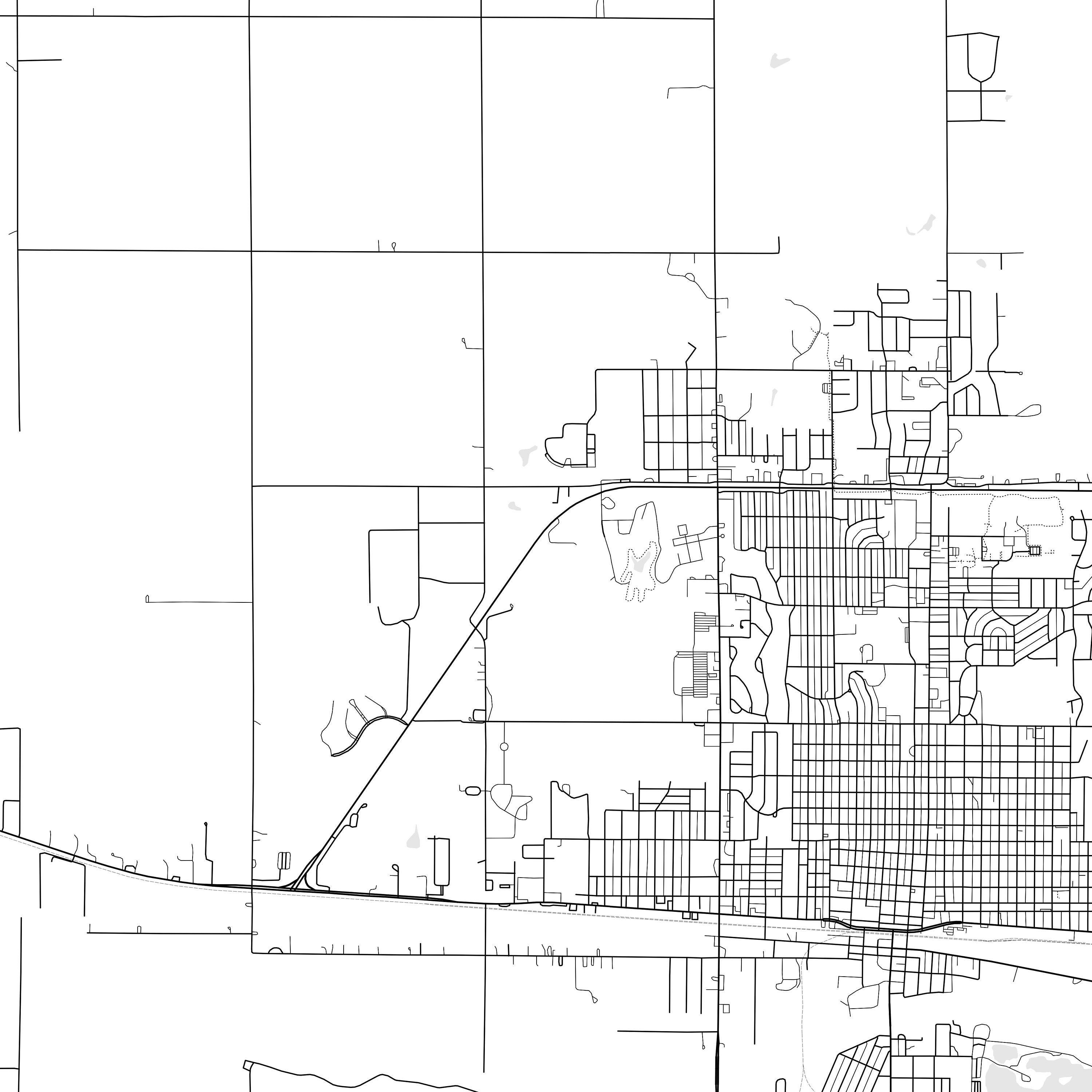 Dodge City Map Print Dodge City Map Poster Wall Art Ks City - Etsy