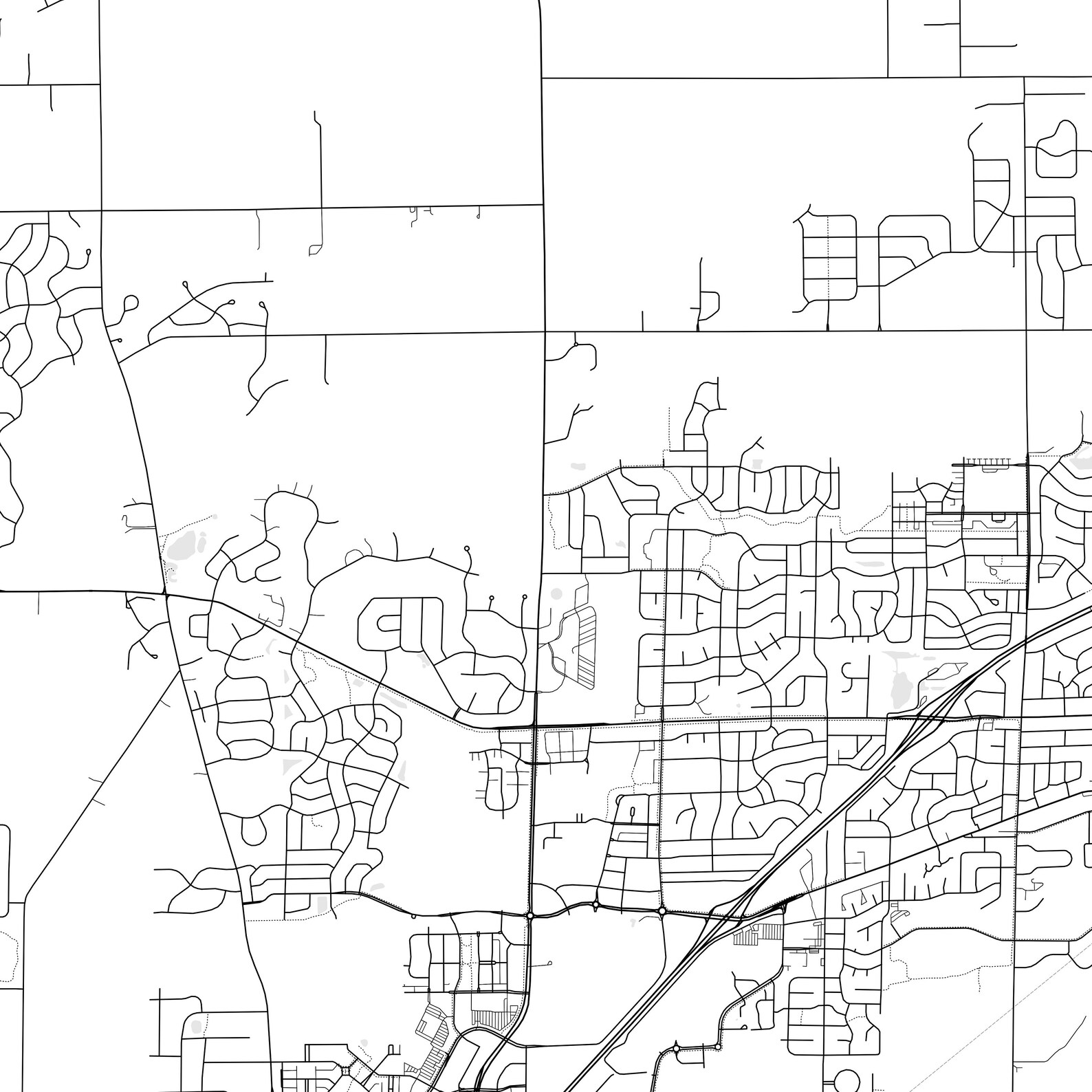 Sun Prairie Map Print, Sun Prairie Map Poster Wall Art, Wi City Map ...