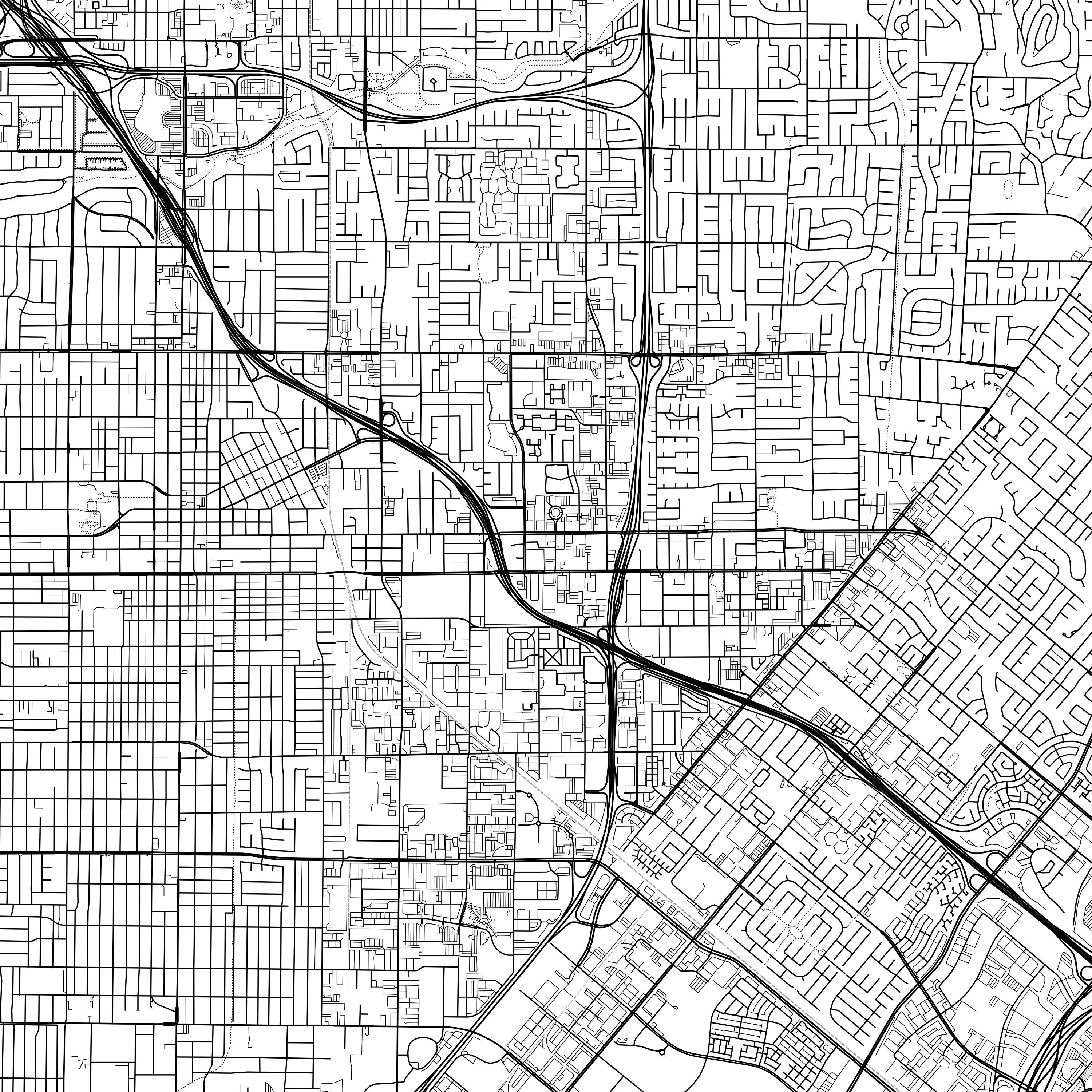 Tustin Map Print, Tustin Map Poster Wall Art, Ca City Map, California ...