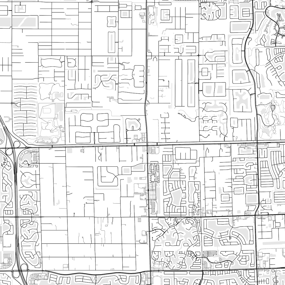 Cooper City Map Print Cooper City Map Poster Wall Art Fl - Etsy