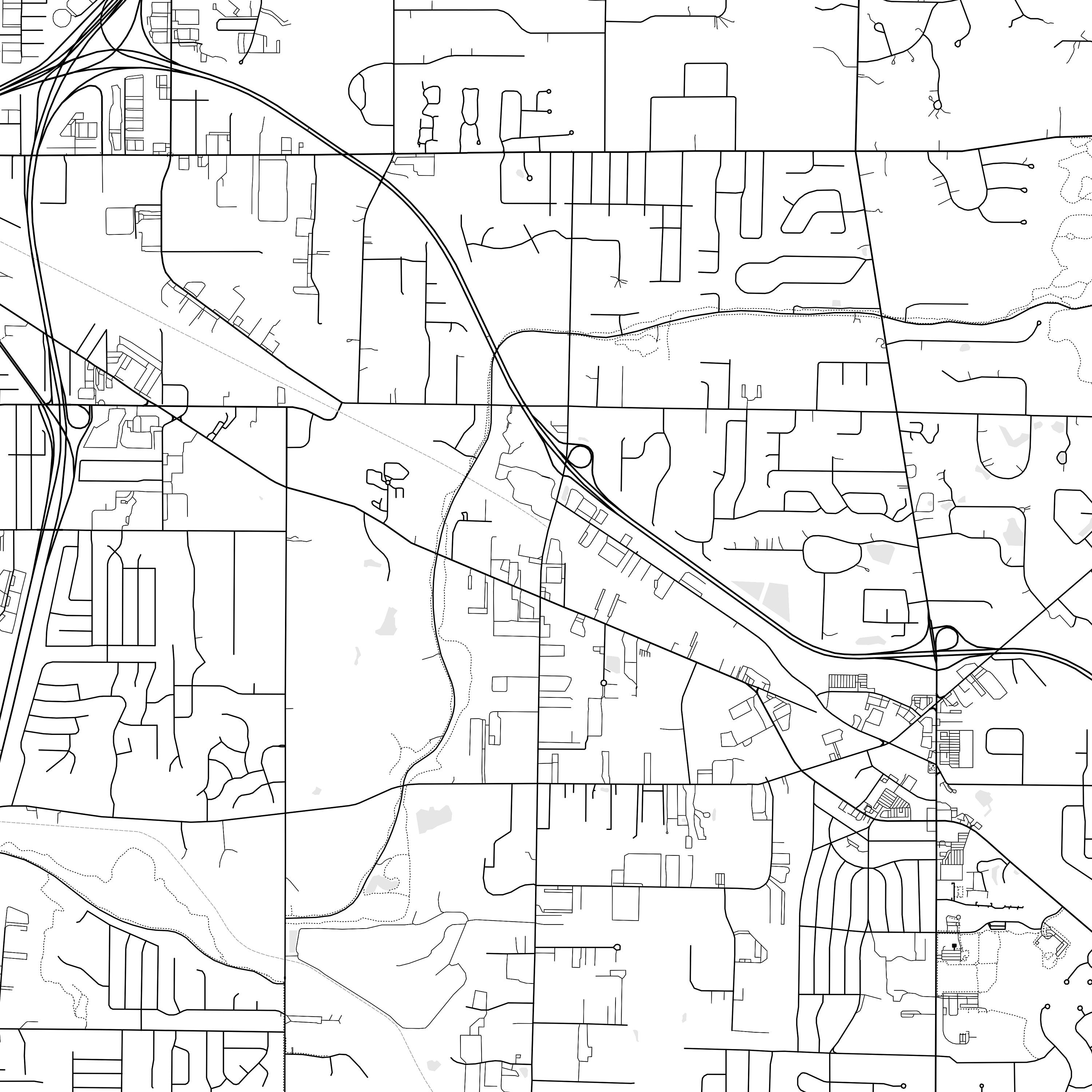 Solon Map Print, Solon Map Poster Wall Art, Oh City Map, Ohio Print ...