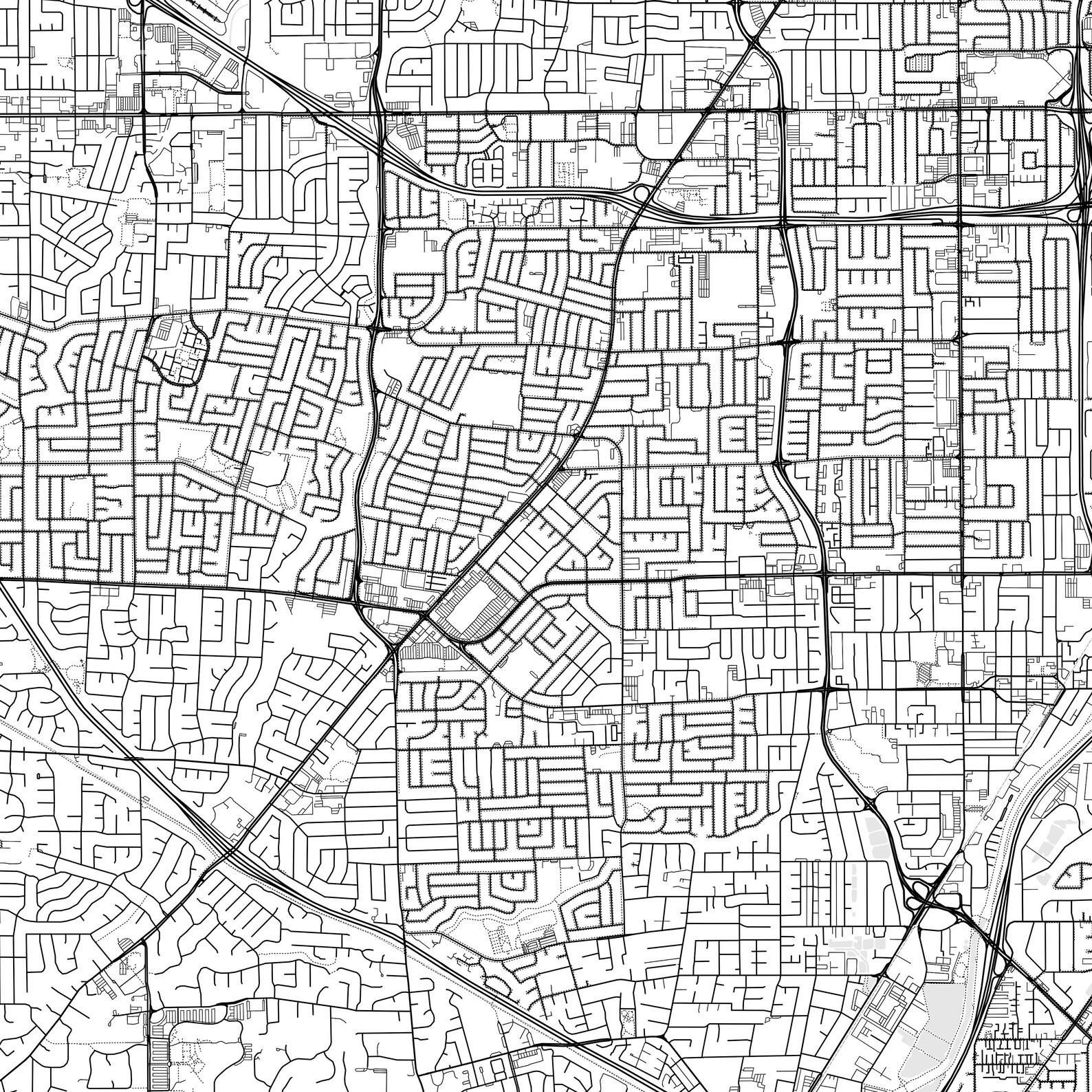 Campbell Map Print, Campbell Map Poster Wall Art, Ca City Map ...