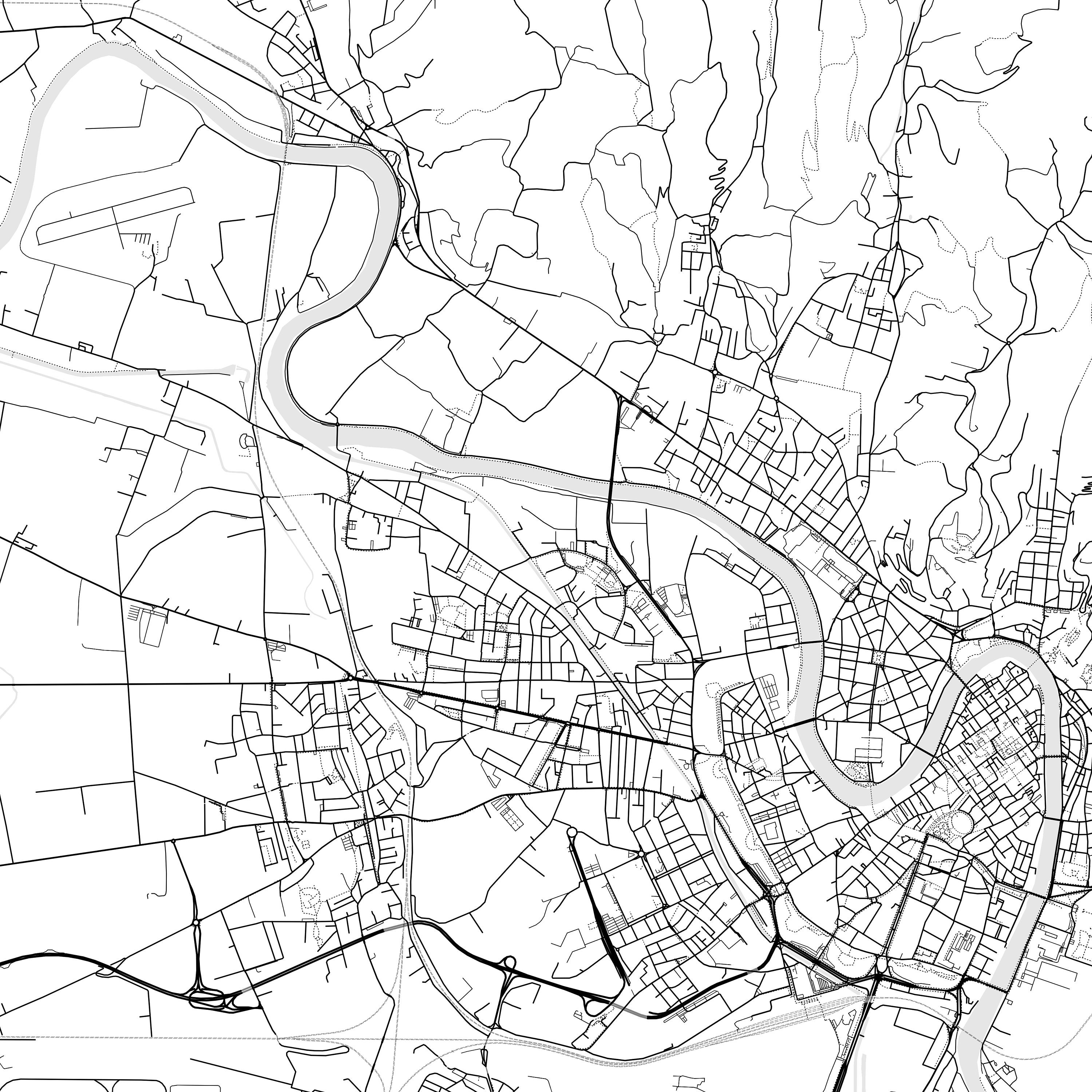 Verona Map Print Verona Map Poster Wall Art Verona City Map - Etsy