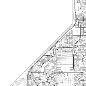 Sunrise Map Print Sunrise Map Poster Wall Art Fl City Map - Etsy