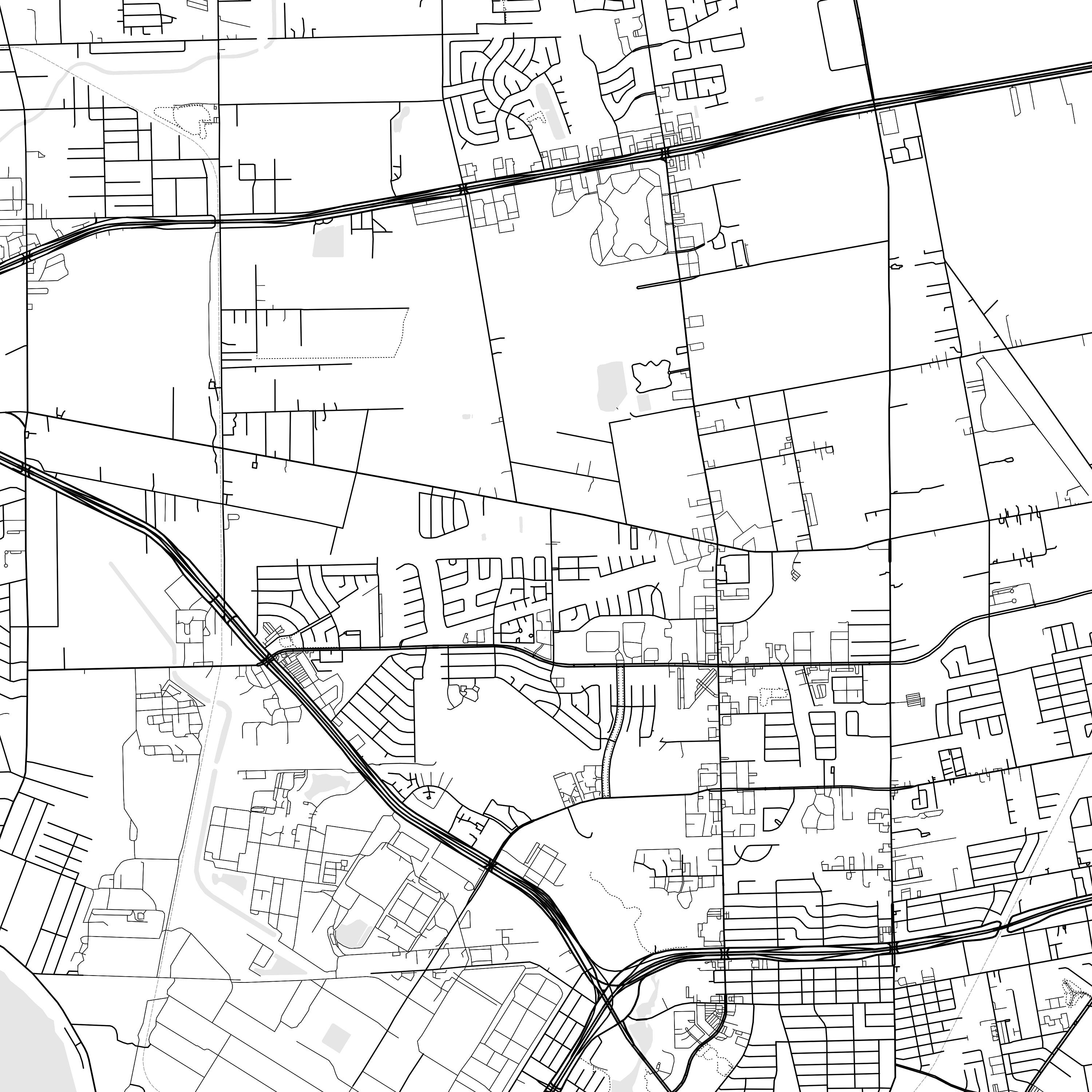 Baytown Map Print Baytown Map Poster Wall Art Tx City Map - Etsy