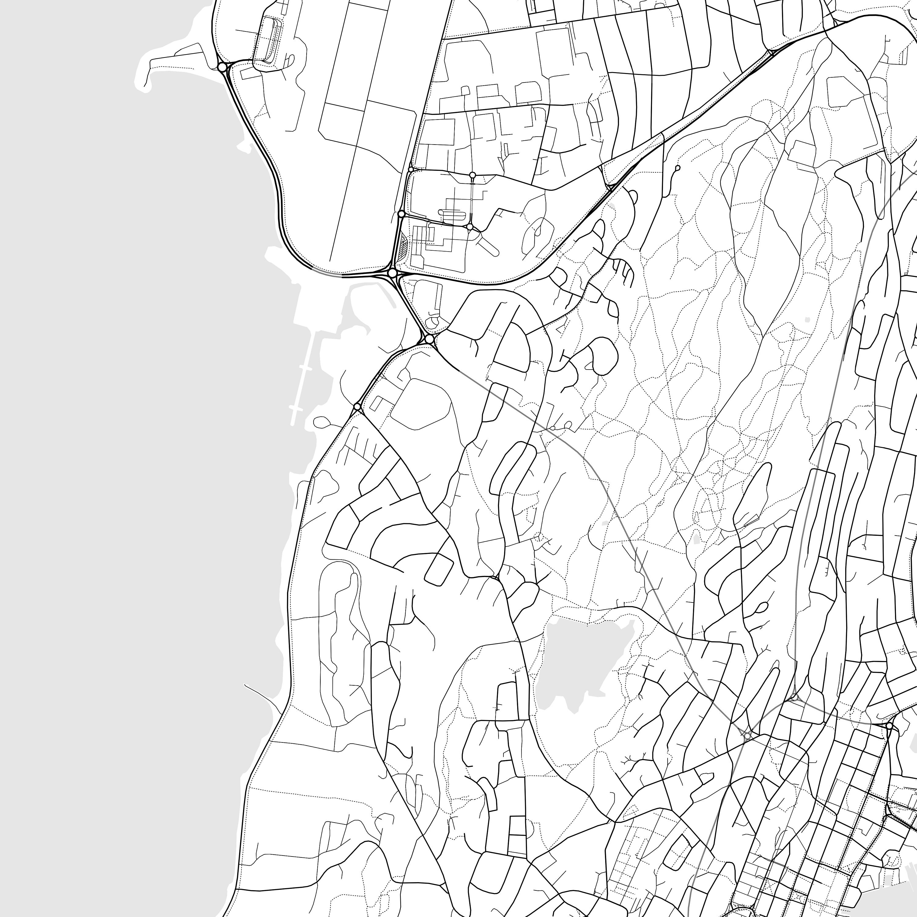 Tromsø Map Print, Tromsø Map Poster Wall Art, Tromsø City Map, Tromsø ...