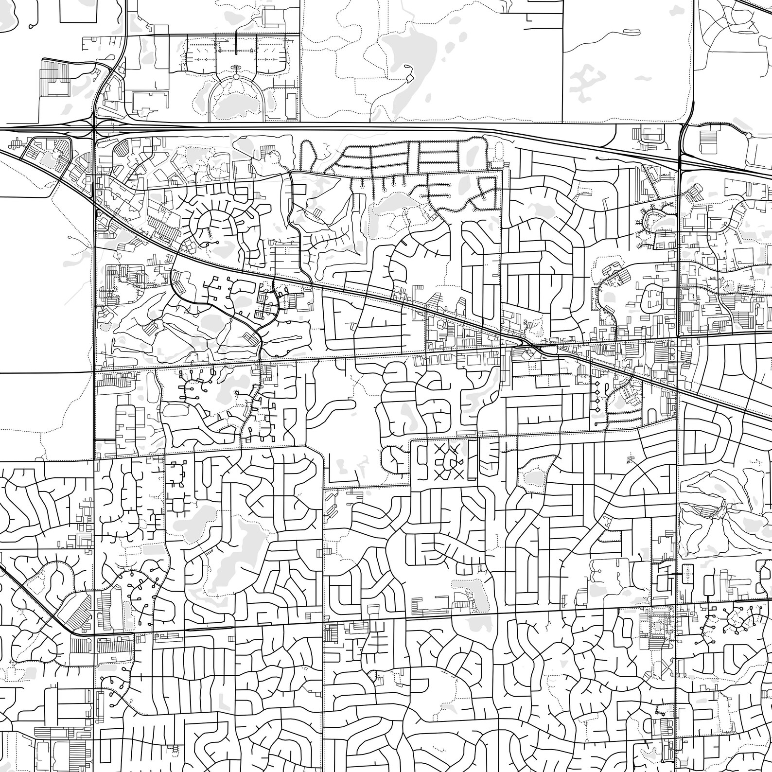 Schaumburg Map Print Schaumburg Map Poster Wall Art Il City - Etsy