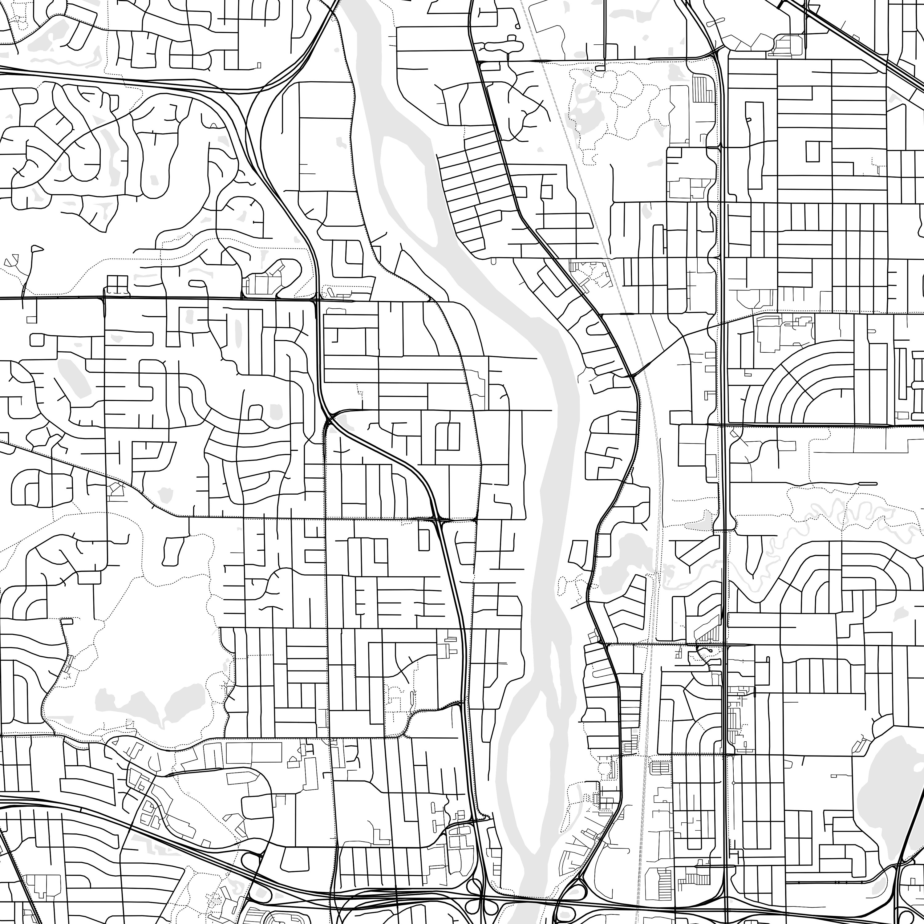 Fridley Map Print, Fridley Map Poster Wall Art, Mn City Map, Minnesota ...