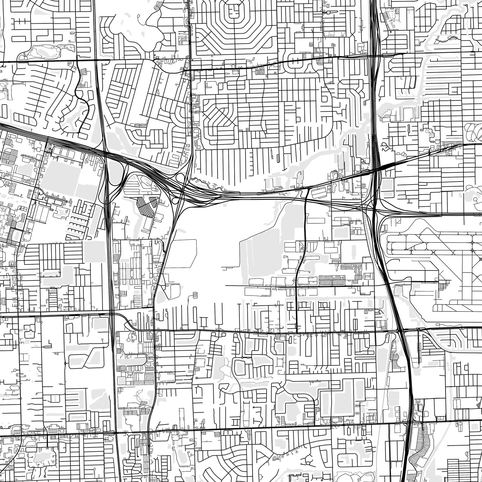 Dania Beach Map Print, Dania Beach Map Poster Wall Art, Fl City Map ...