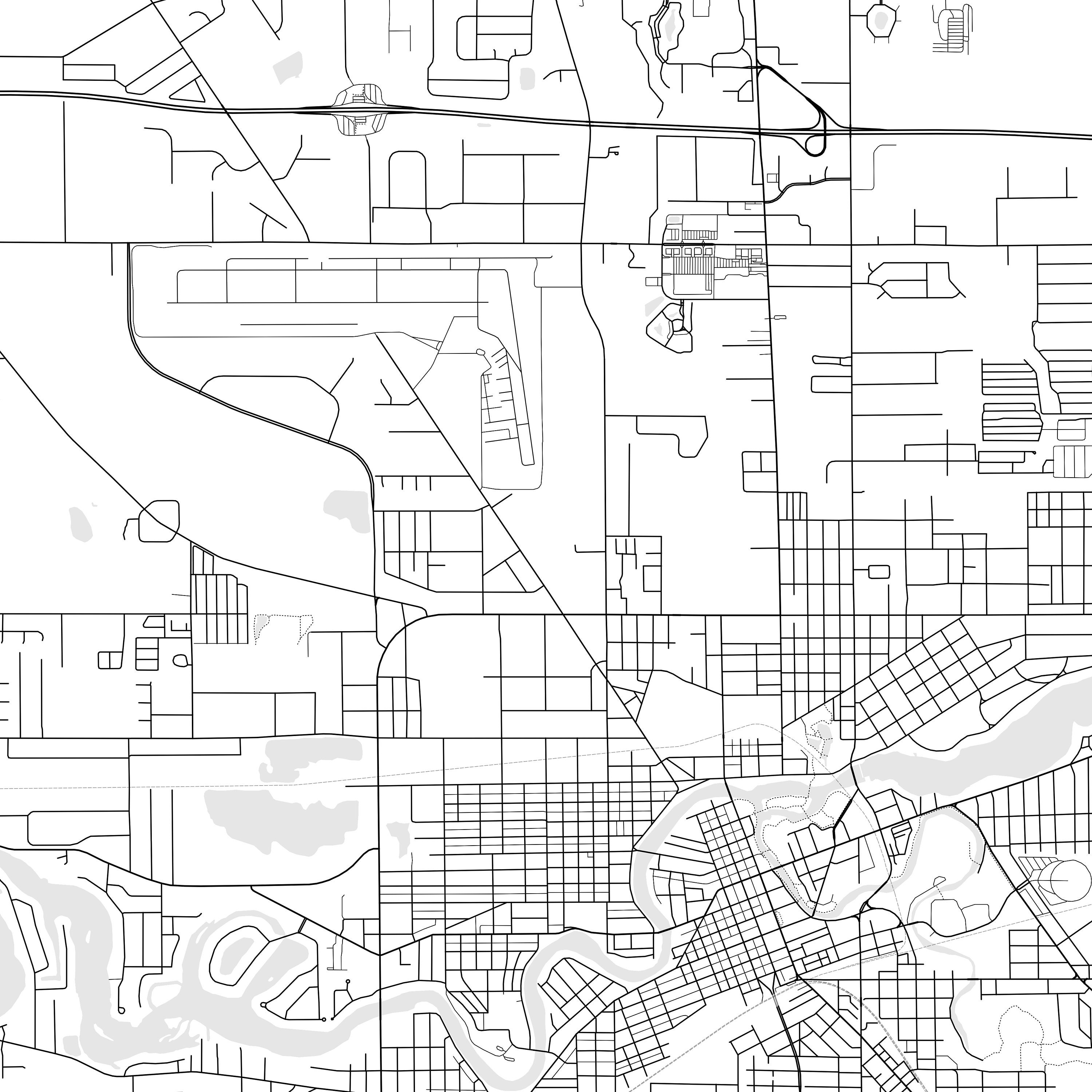 Elkhart Map Print Elkhart Map Poster Wall Art in City Map - Etsy UK