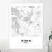 Ramla Map Print, Ramla Map Poster Wall Art, Ramla City Map, Ramla Print ...
