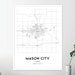 Mason City Map Print Mason City Map Poster Wall Art Ia City - Etsy