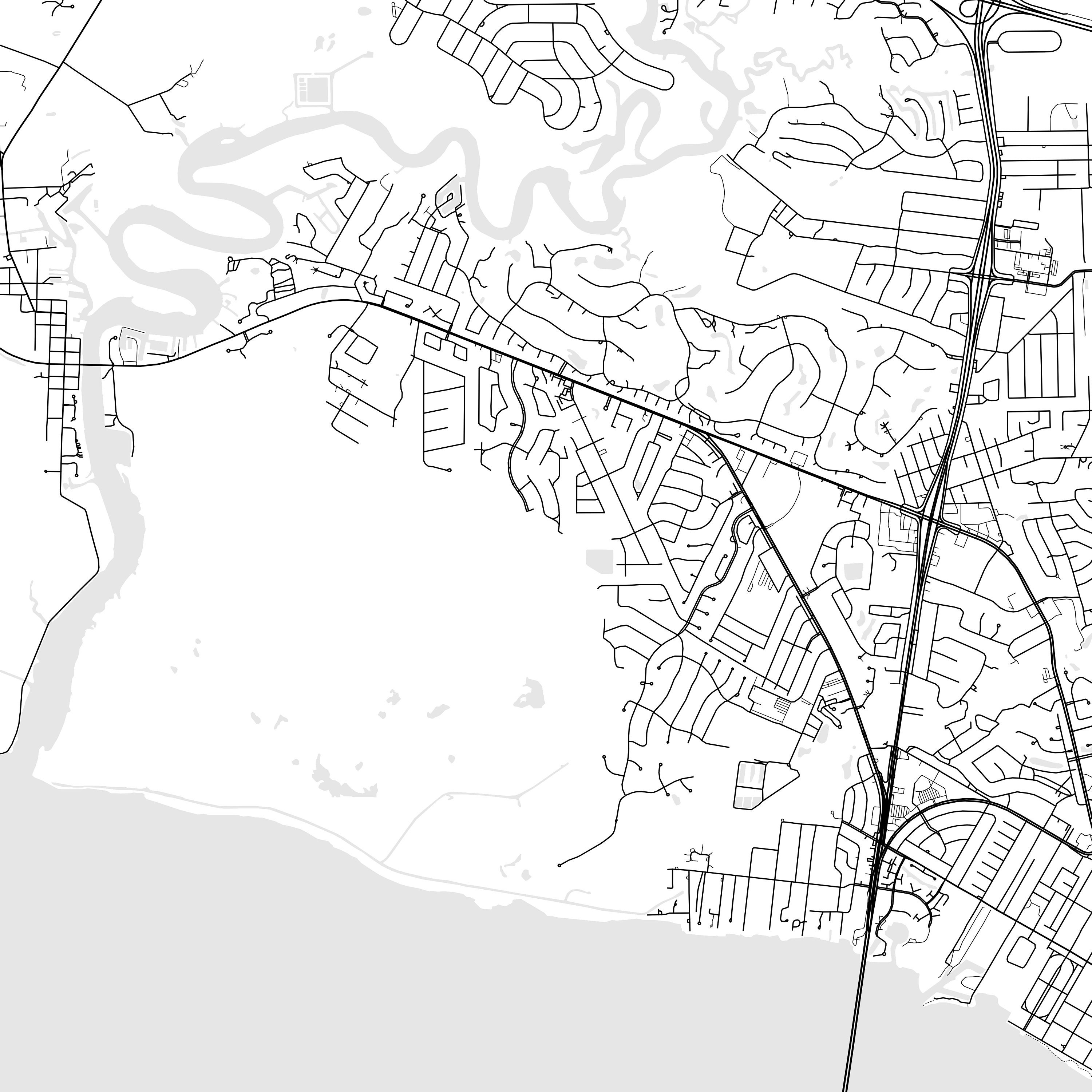 Mandeville Map Print Mandeville Map Poster Wall Art La City - Etsy