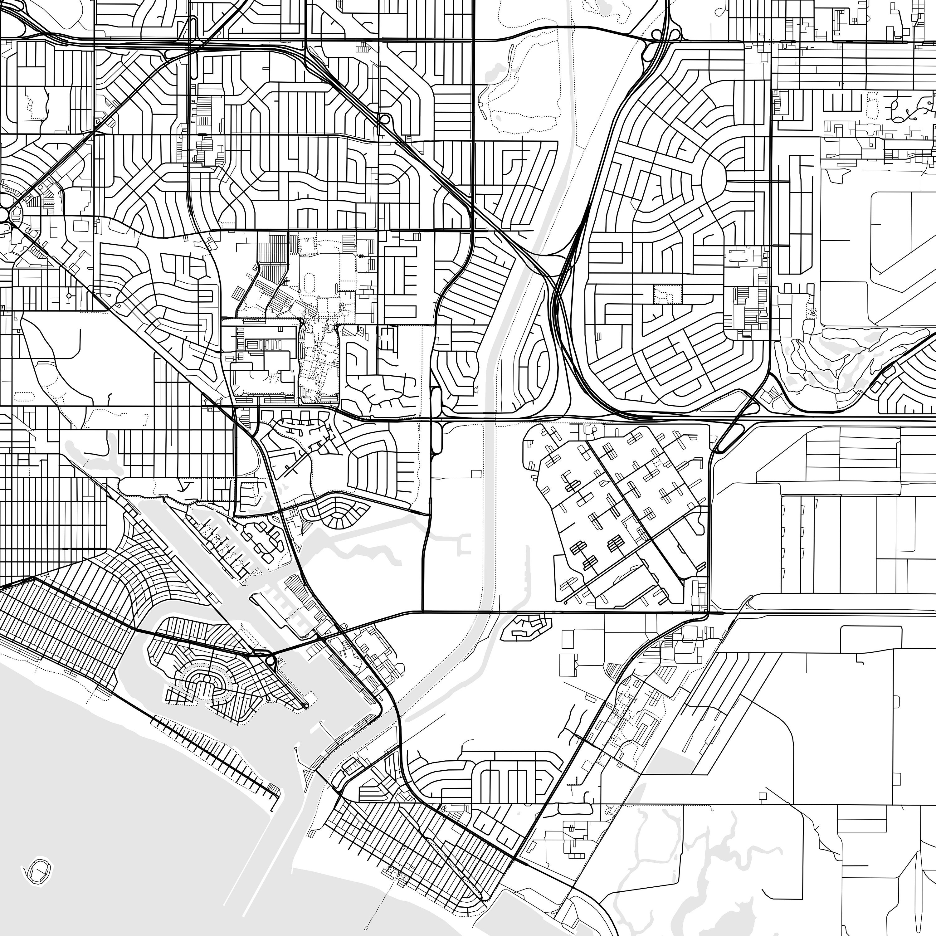 Seal Beach Map Print Seal Beach Map Poster Wall Art Ca City - Etsy