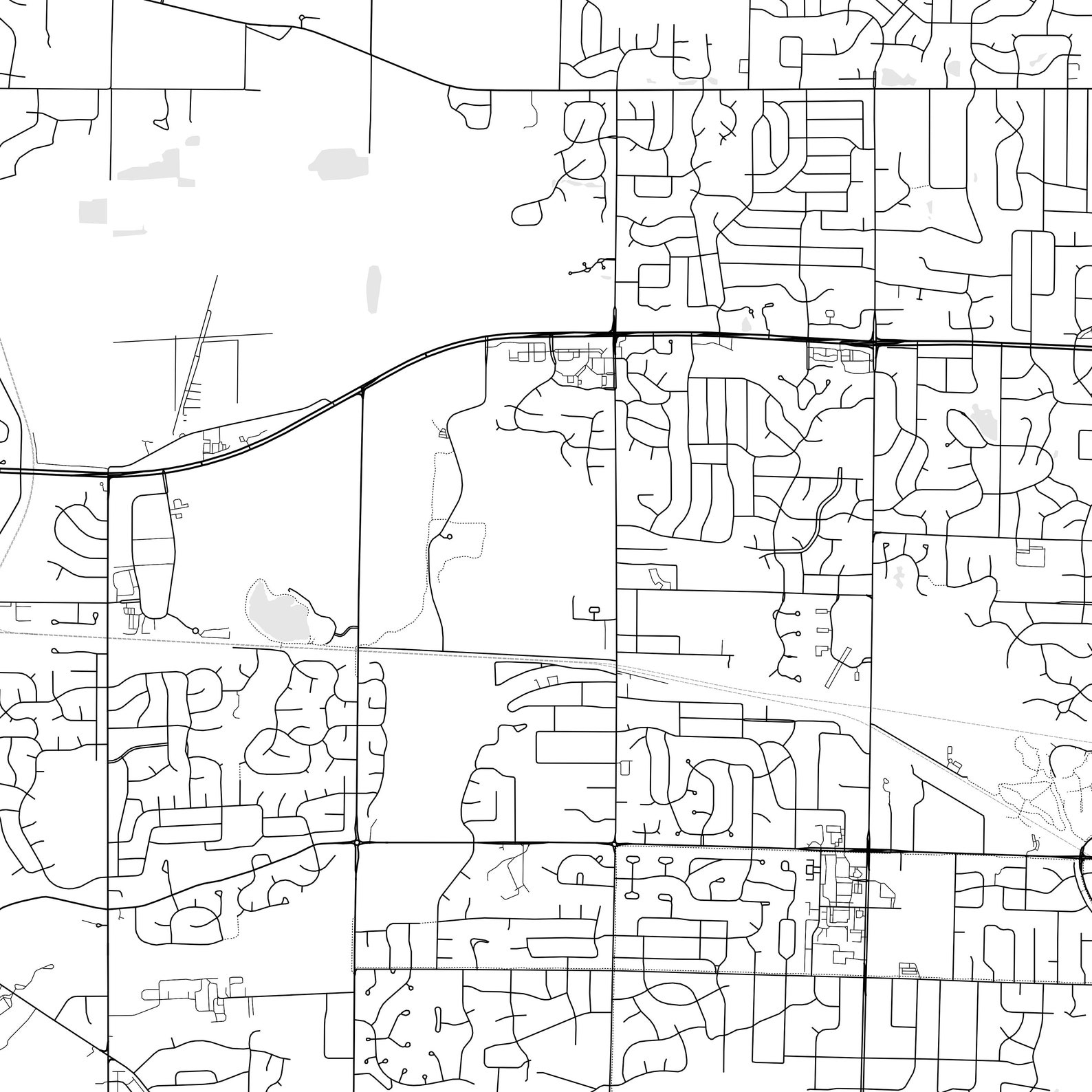 Brookfield Map Print Brookfield Map Poster Wall Art Wi City - Etsy