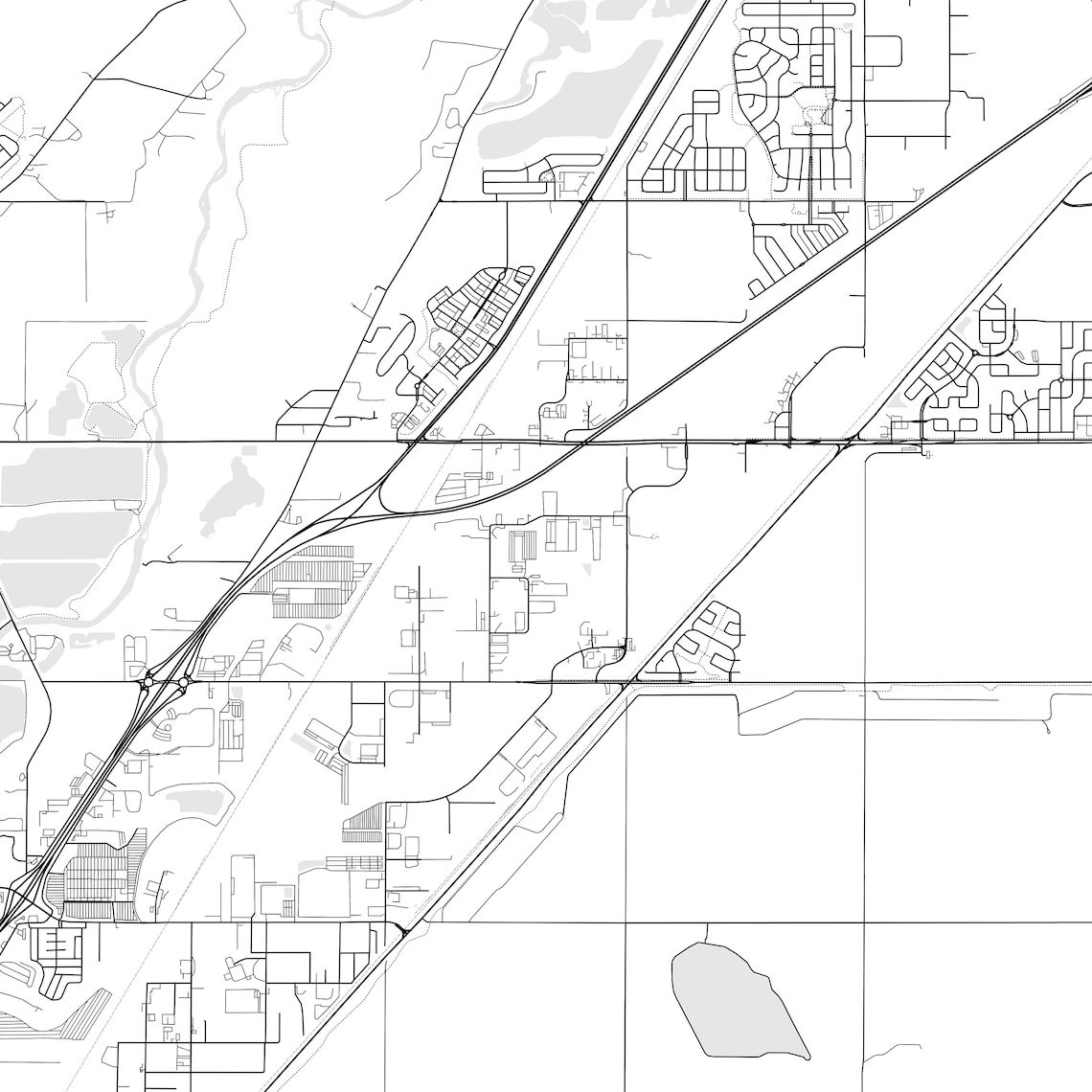 Commerce City Map Print Commerce City Map Poster Wall Art Co - Etsy