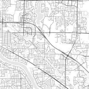 Coon Rapids Map Print, Coon Rapids Map Poster Wall Art, Mn City Map ...