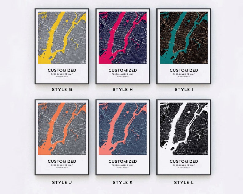 Carol Stream Map Print, Carol Stream Map Poster Wall Art, Il City Map ...