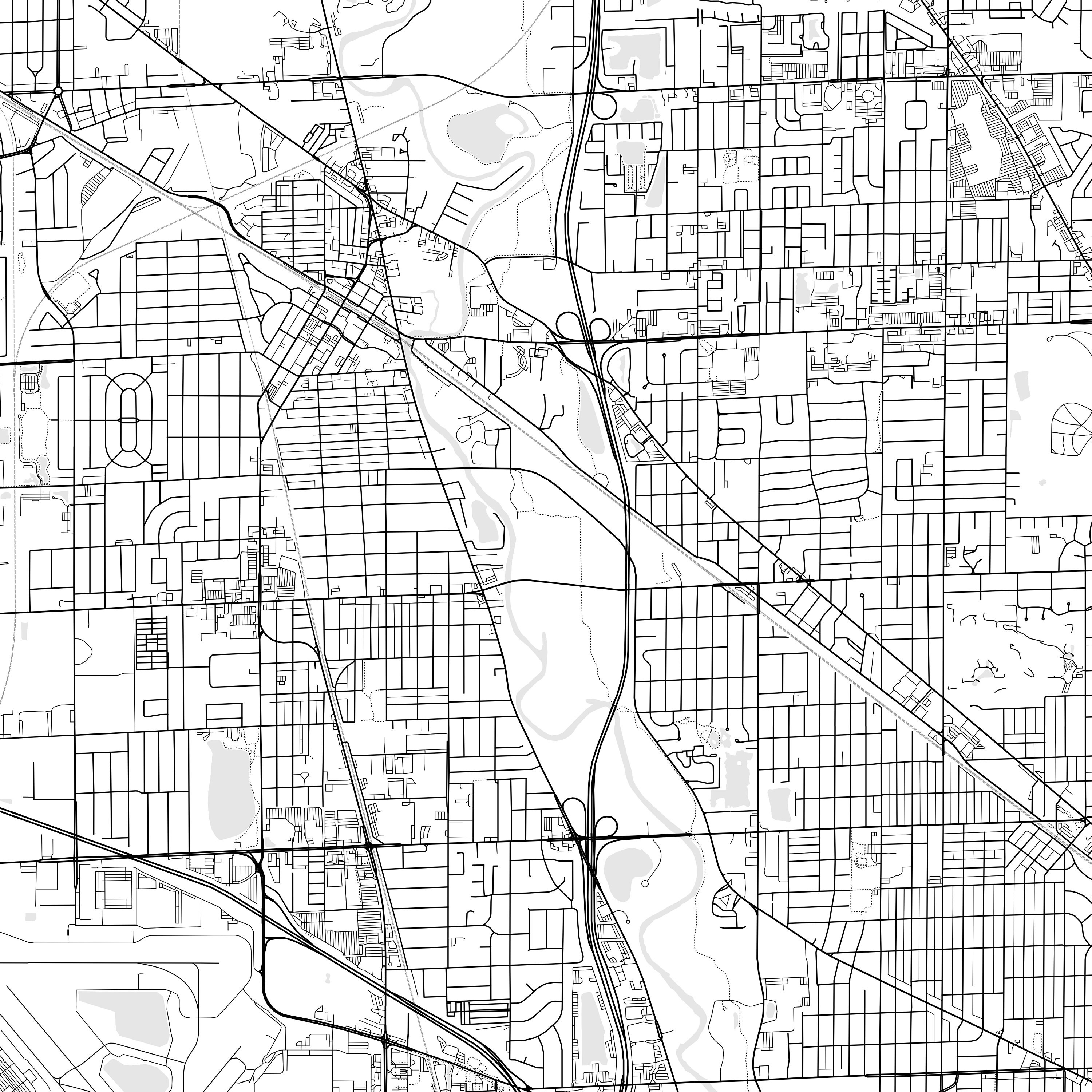 Park Ridge Map Print, Park Ridge Map Poster Wall Art, Il City Map ...