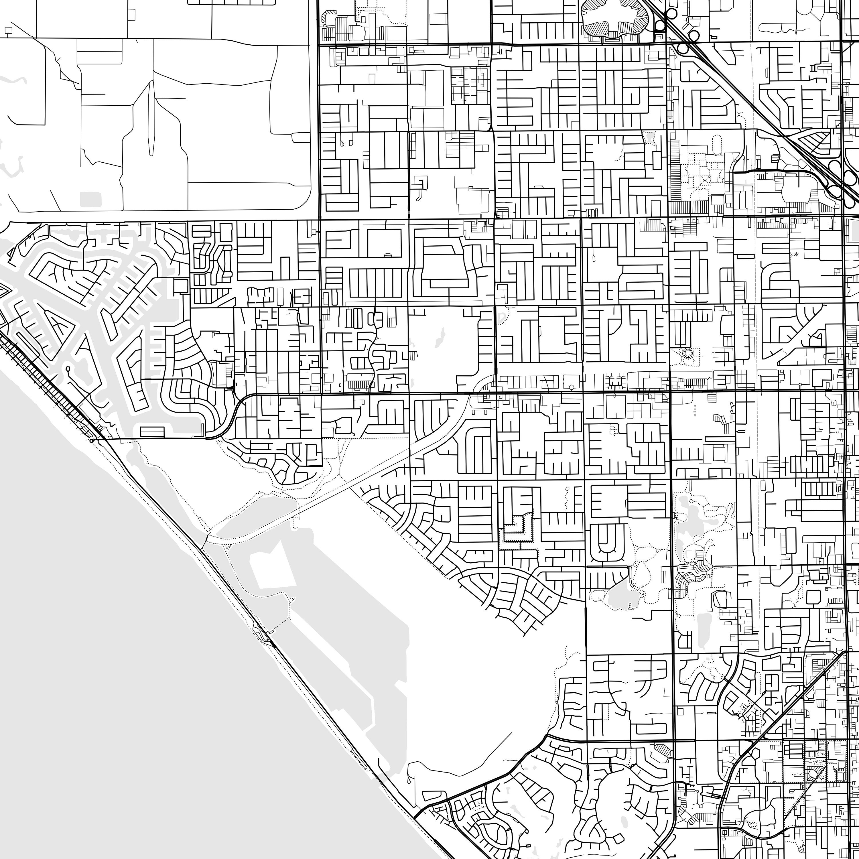 Huntington Beach Map Print Huntington Beach Map Poster Wall - Etsy